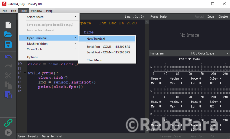 How to install MaixPy onto Maixduino and run a sample program | RoboPara